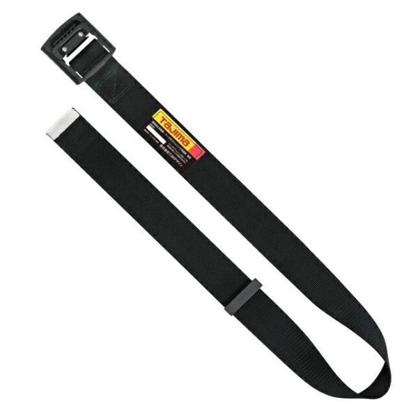 タジマ TAJIMA胴ベルト アルミワンフィンガー黒バックル※販売はタイトルの商品です。■機能・革手袋でも操作が簡単な軽量アルミフィンガーバックル・腰の強い特厚50mm幅ナイロンベルト■仕様ベルト幅：50mm■素材胴ベルト：ナイロンバックル...