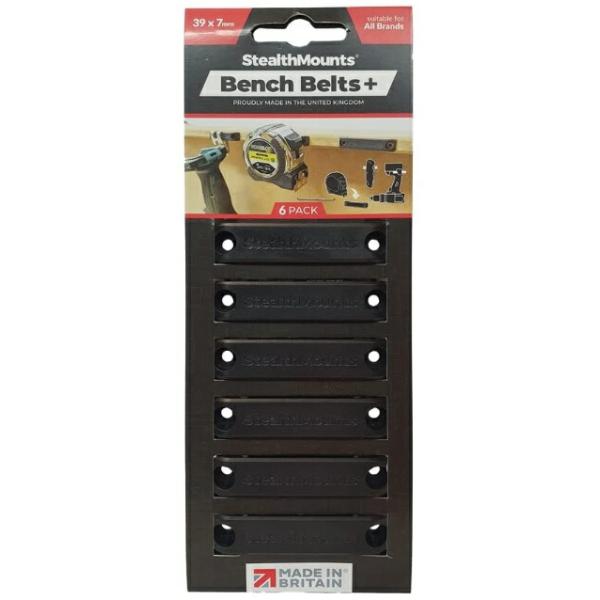 ステルスマウント StealthMountsベンチベルト+BB-PL-BLK-6■特長・ベンチベルトはスケ―ルやインパクト、安全眼鏡などを引っ掛けて保管しておくためのツールアクセサリーホルダーです。・ベンチベルトよりも横幅が大きくなったもの...