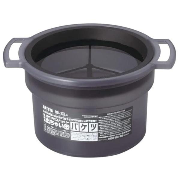 ハタヤ HATAYAボウフラストッパー 出ちゃい缶 バケツBD-2XL■仕組み蚊の黒色を好む習性を利用し、容器内に産卵させます。卵は水中でふ化し、成長して蚊（成虫）になりますが、蚊は網目を通り抜けることが難しく、外へは逃げられないため容器内...