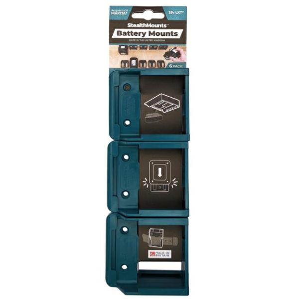 ステルスマウント StealthMountsバッテリーマウント ブルーBM-MK18-BLU-6■特長・本商品は、マキタ（Makita）の18V,14.4V LXT用のバッテリーマウント（ホルダー）です。・マウントに取り付ける時は” カチっ...