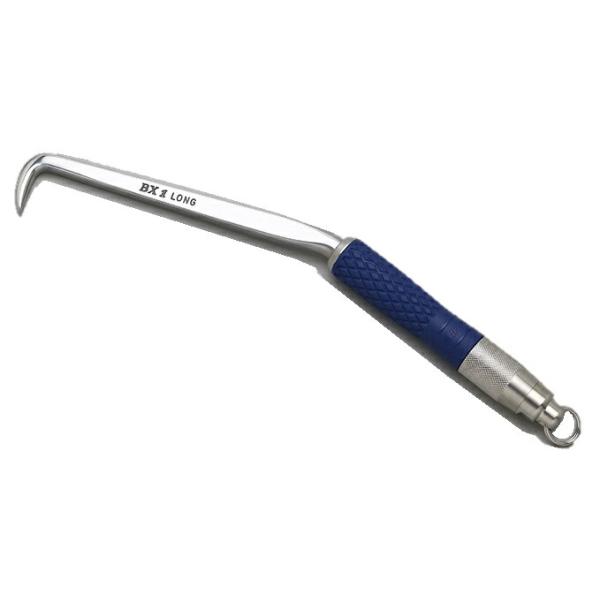 MIKIBXハッカー ロング D・GRIPリング付BX1RD-BUグリップカラー：ブルー■特長鉄筋を結束線で結束する時に使用する工具です。回転部にボールベアリングを使用しており、スムーズに回転します。■仕様LONG/D・GRIPリング付全長...