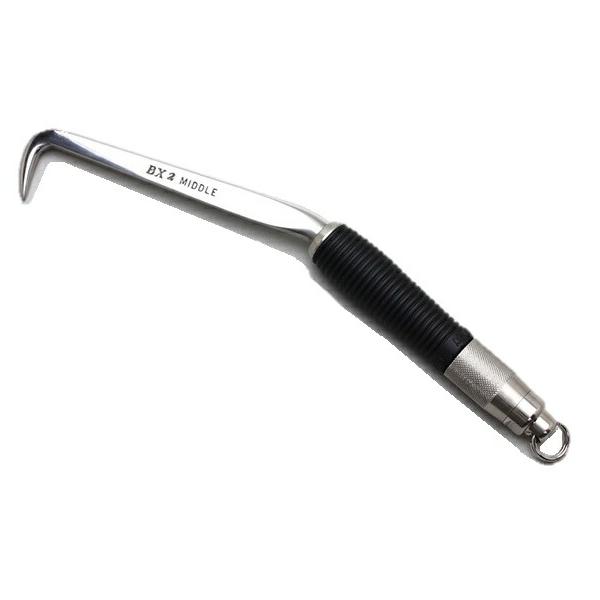 MIKIBXハッカー ミドル S・GRIPリング付BX2RSグリップカラー：ブラック■特長鉄筋を結束線で結束する時に使用する工具です。回転部にボールベアリングを使用しており、スムーズに回転します。■仕様MIDDLE/S・GRIPリング付全長...