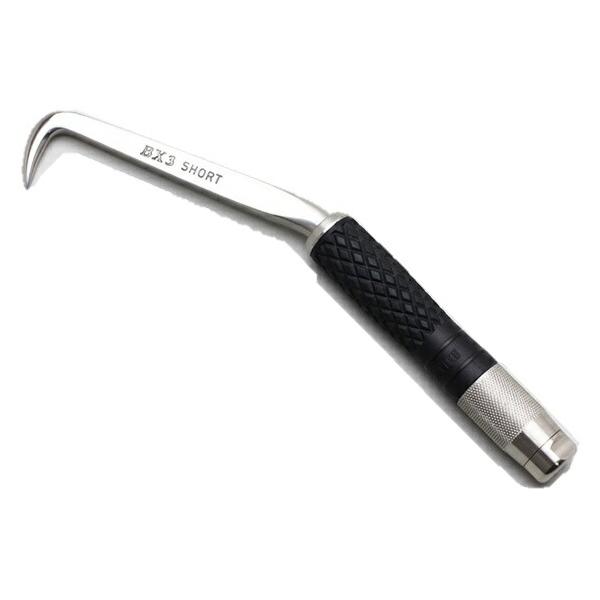 MIKIBXハッカー ショート D・GRIPBX3Dグリップカラー：ブラック■特長鉄筋を結束線で結束する時に使用する工具です。回転部にボールベアリングを使用しており、スムーズに回転します。■仕様SHORT/D・GRIP全長：247mmゴム部...