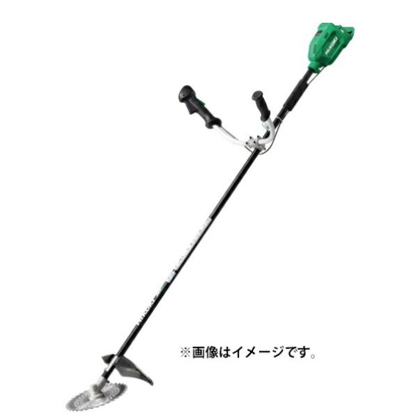 HiKOKI ハイコーキ(旧日立工機)マルチボルト(36V)コードレス刈払機CG36DB(NN)本体+チップソー付です。※バッテリー・充電器は別販売品です。セット品をバラした商品です。商品詳細は同じです。■モーター後方配置構造で振りやすく、...