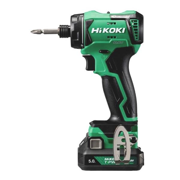 HiKOKI ハイコーキ(旧日立工機)10.8VコードレスドライバドリルDB12DD(2JS)リチウムイオン電池5.0Ah(BSL1250MT)x2個・急速充電器(UC12SDL)・ケース付 ■軽快さ抜群全長120mmで取り回しやすい■その...