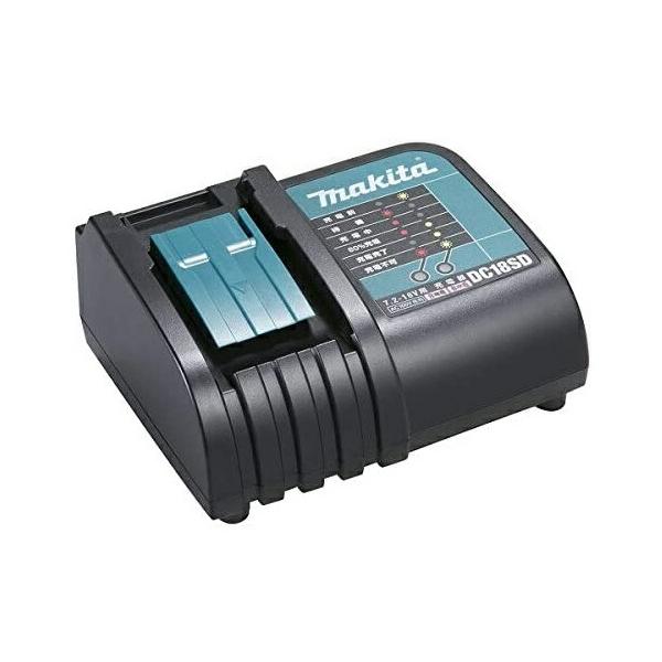 マキタ makita7.2V〜18V バッテリ充電器 DC18SDスライド式バッテリに対応（10.8Vは非対応）88381345811