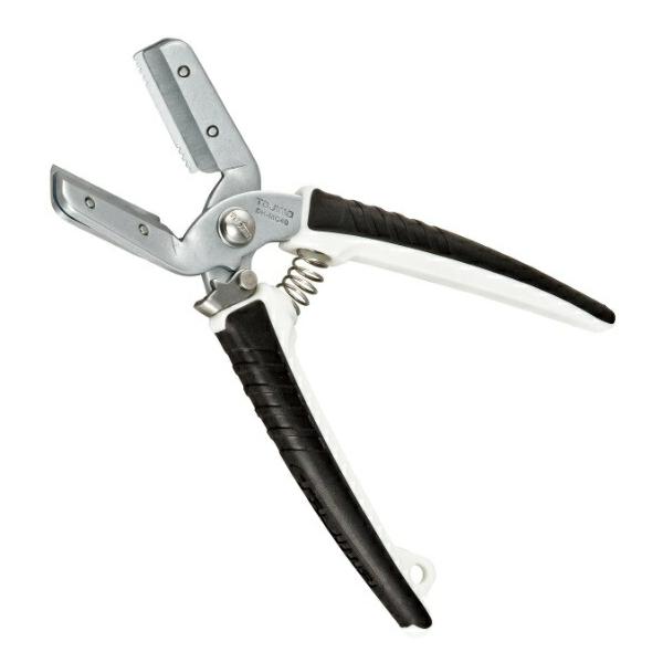 タジマ TAJIMA電設工具シリーズムキチョッパ DK-MC40■特長・14mm2〜200mm2までのケーブルに対応・替刃式（交換替刃：別売ムキチョッパ替刃「DK-MC40B」）・片手で操作できる開き止めつき・幹線の分岐接続（Ｔ型スリーブ）...