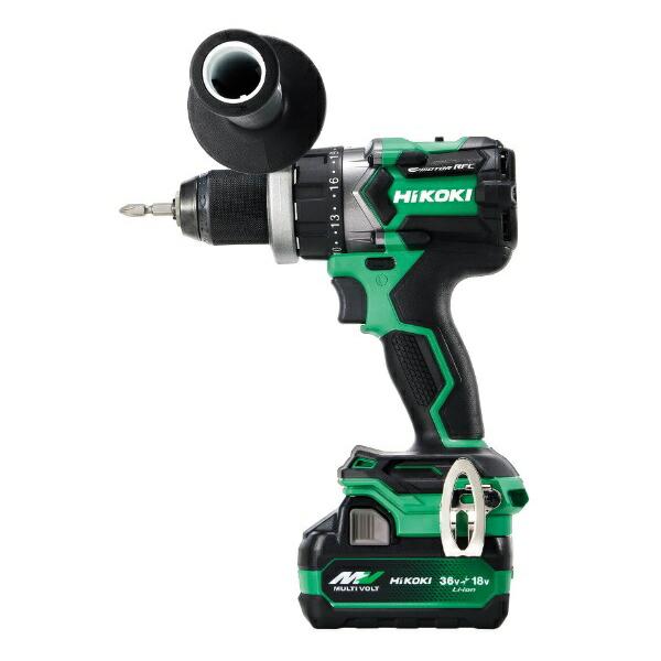 HiKOKI ハイコーキ(旧日立工機)コードレスドライバドリル DS18DC(2XPZ) マルチボルト蓄電池(BSL36A18X)+急速充電器(UC18YDL2)+ケース付