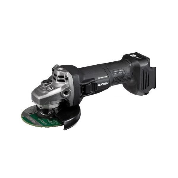 セット品をバラした当店オリジナル商品です。HiKOKI ハイコーキ(旧日立工機)コードレスディスクグラインダ(ブレーキ付)G1210DA(NNB)　ストロングブラック本体のみです。※バッテリ・充電器は別販売品です。■100mm 10.8Vコ...