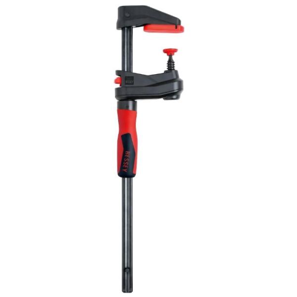 BESSEY 木工用クランプ150mm　GK15 ■特長・最大締め付け圧：2000Nまで■仕様・型式：GK15・開き：最大150mm・フトコロ：60mm・レール：25x12mm・重量：0.62kg