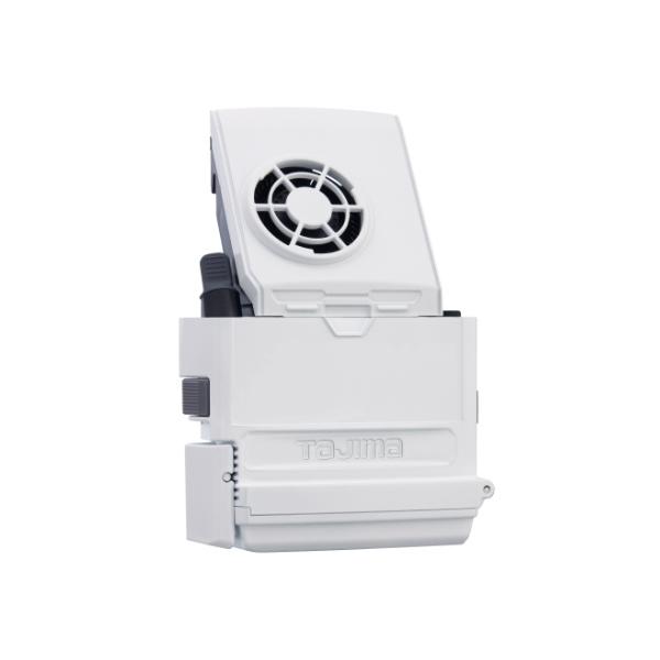 タジマ TAJIMAセフメット専用アクセサリーセフメット バッテリーボックス3730用 ファン付 ホワイト品番：HA30BFW※電池は別販売品です。■特長・送風ファン付きバッテリーボックスセフメット専用ヘッドライト対応バッテリーボックス（フ...