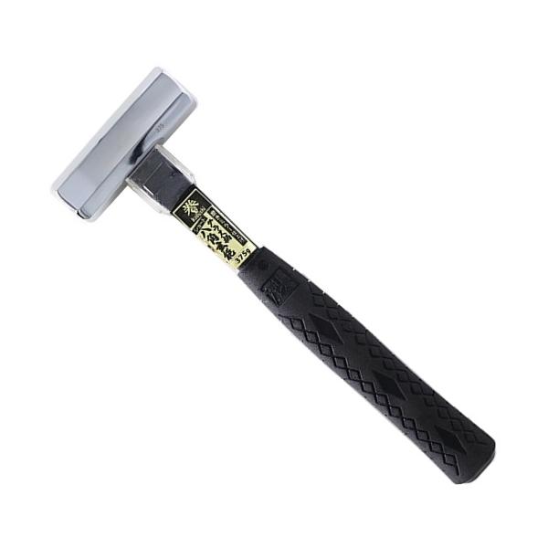 ハヤシ 拳 グラス柄ショート八角玄能ミラー仕上げ 375gJAN：4547470001206