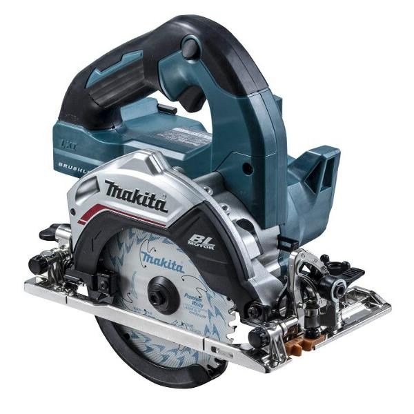 マキタ makita125mm 充電式マルノコ※販売はタイトルの商品です。小さなボディに圧倒的パワー■圧倒的パワーモータサイズ＆コイル巻数アップして作業能率約30%アップ。※メラピ(厚さ45mm、長さ300mm)切断時。高速回転5,400m...
