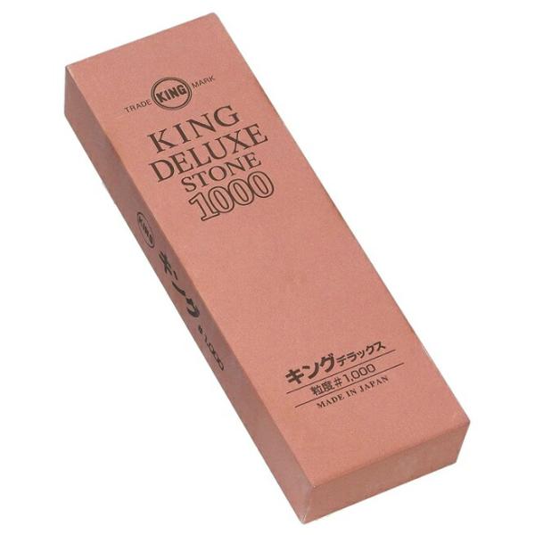 キング砥石株式会社キングデラックス No.1000■仕様粒度:#1000 中仕上げ用■特長あらゆる刃物の中研ぎ用砥石として開発された品です。特殊砥材にて製作されていますので品質は永久不変で短時間で、切れ味が冴えるするどい刃が付き、作業の能率...