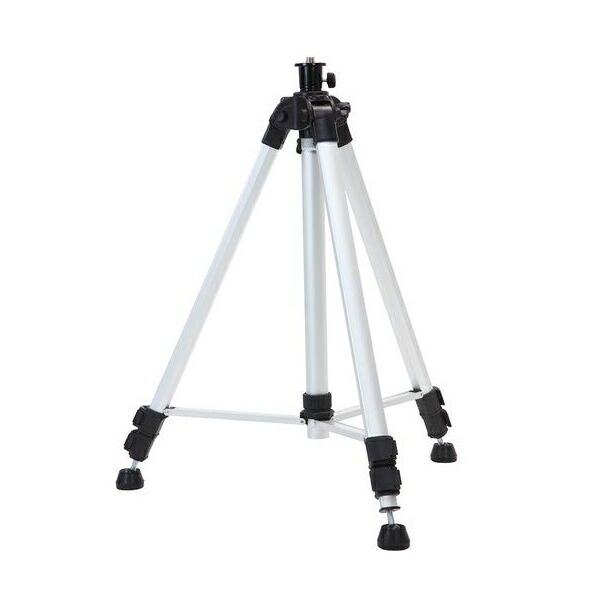 ムラテックKDS レーザークロス三脚3LEC-3■製品概要・特徴・エレベーター式で水平ラインの基準合わせが簡単・ゴムカバー付石突き・材質：アルミニウム・専用ソフトケース付・三脚延長用ポール取り付け可■本体サイズ・全高 1,800mm・昇降幅...