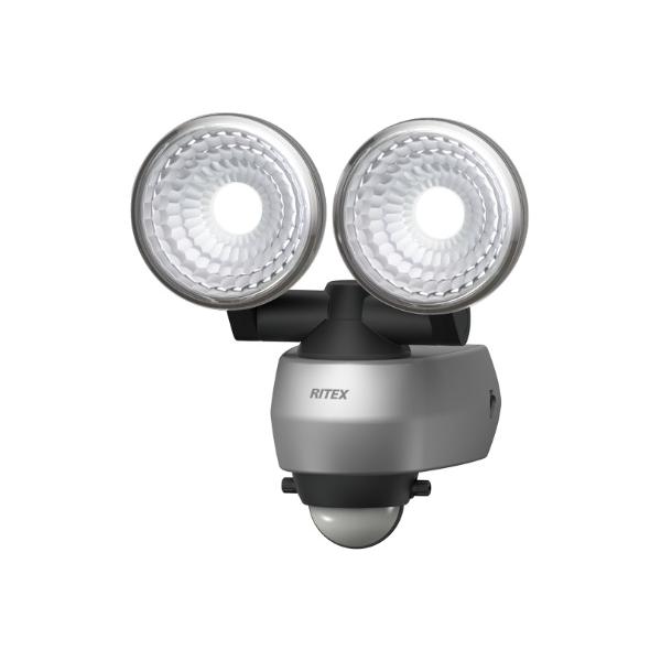 ムサシ musashi7.5W×2灯 LEDセンサーライトLED-AC315■特長2灯タイプで広範囲を照射できます。ライト部を広げると180°照射できますので通路を照らすことができます。基本機能を備えたスタンダードタイプのセンサーライトです...