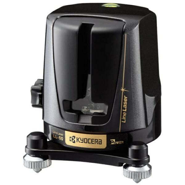 京セラインダストリアルツアーズ株式会社レーザー墨出器LL-50水平?垂直ライン照射■特長木工DIYから家庭内の様々な水平・垂直出しに3度以上の傾きでレーザー光点滅で知らせる国内協力工場で全数精度調査済みで安心の精度安心の1年間保証付収納ケー...