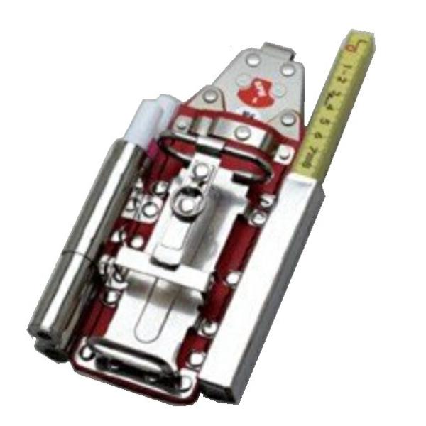 MIKI　ミキSPH収納ケースSPH1P5-RE レッド収納:ハッカー・カッター・折尺・16mm用マーカー×2※この商品はすべて取り寄せになります。　10〜21日程度納期がかかります。ご注意ください。