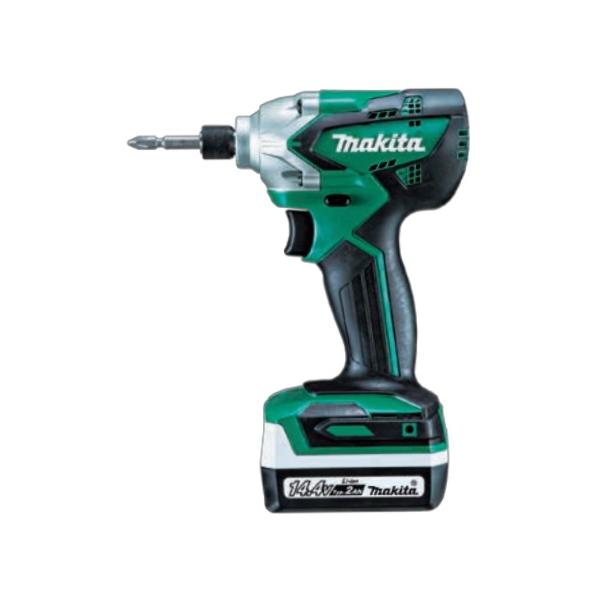 マキタ maktia充電式インパクトドライバ MTD001DSAXバッテリBL1420Gx2本+充電器DC18SG付●さらなるパワーと小型化を追求。リチウムインライトバッテリ採用●小型・軽量 143mm/1.2kg 従来機より7mm小型化。...