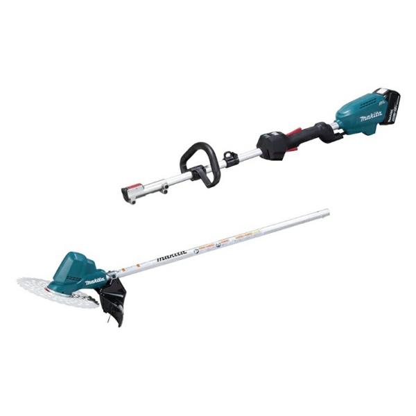 マキタ makita充電式草刈機MUR191シリーズ※販売はタイトルの商品です。■簡単刃物交換で使いやすさアップ・ツールレスシャフトロック　チップソーから樹脂刃へ簡単にチェンジ可能・金属刃・樹脂刃・ナイロンコード兼用プロテクタ付・一体型巻き...