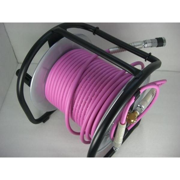 フジマック　Mach高圧ドラム 超ソフト高圧ホース　30m付以前発売された限定カラーの中で、一番人気のピンクをメーカーに作って頂きました。超ソフト高圧ホース装着で、使い易さ抜群！！内径5mm高圧ホース仕様！！