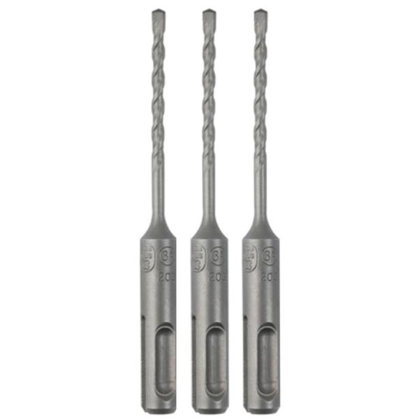 ボッシュ BOSCHSDSプラスビット(3本入り)バリューシリーズ(SDSプラスシャンク)SDS035110/3V■特長・高品質の超硬チップ採用。切り粉の排出性能にすぐれた新設計フルート。■用途・コンクリートの穴あけ