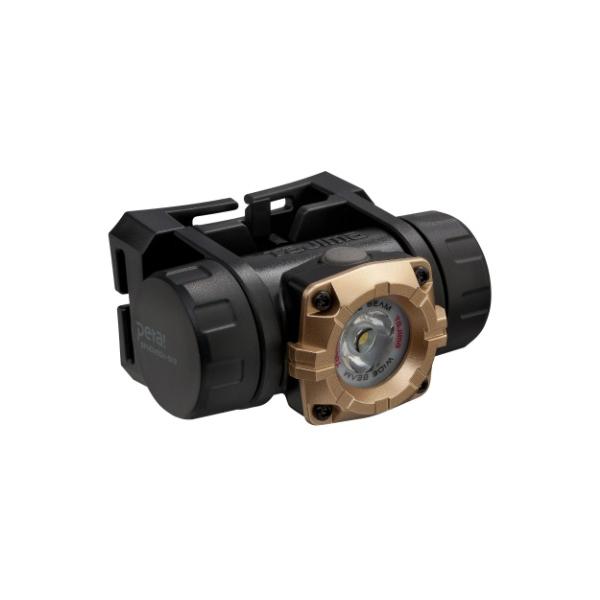 タジマ　TAJIMAセフメットやセフホルダー全機に装着可能！小型軽量の電源一体型セフヘッドライト MD 500lm 大径照射商品コード:SFNDM50A-3A3■特長・明るさ：ハイ 500lm、ミドル 250lm、ロー 50lm・電源：単4...