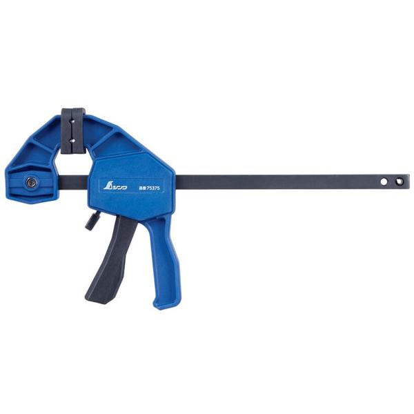 シンワ測定株式会社バークランプ 100mm製品コード：75375■特長・レバーを握って開口巾を調整できます。・少ない力でも強く固定できます。■仕様・開口巾：100mm・開口深さ：35mm・締め付け力：190N・材質(本体)：ポリプロピレン樹...