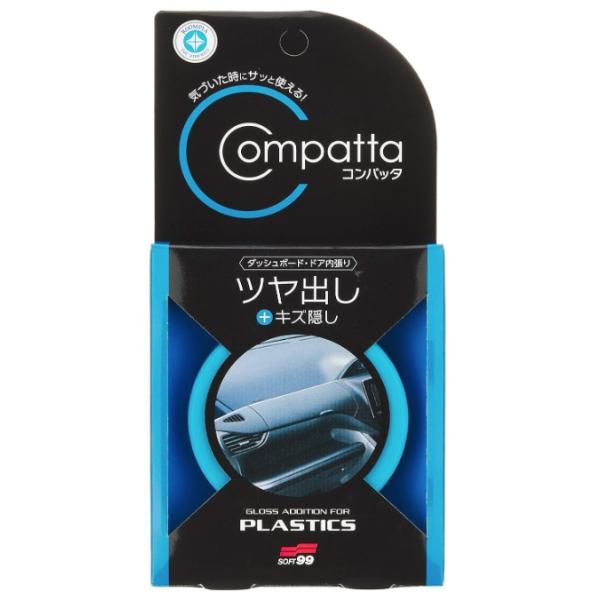 ソフト99 (SOFT99)ルームピア コンパッタ 未塗装樹脂用ツヤ出し商品コード：02187■特長キャップを外してサッと塗るだけ。手軽にダッシュボードなどの車内の未塗装樹脂パーツのツヤ出しとキズ隠しができるツヤ出し剤。キャップと液剤を含ん...
