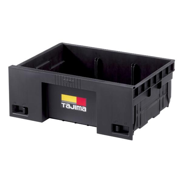 タジマ TAJIMAセフ引出しボックスL フリートレイ品番流通コード：TB-HBOXLFT■特長・様々な用途に使えるセフ引出しボックスL用のフリートレイ・仕切りがないので自由に道具や部品を入られます・持ち運びに便利なフロントハンドル付・スム...