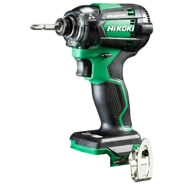 HiKOKI ハイコーキ(旧日立工機)10.8VコードレスインパクトドライバWH12DCA(NN)本体のみです。※バッテリー・充電器・ケースは別販売品です。 10.8Vにトリプルハンマを初採用で、ねじ締め速度が大幅アップ！■軽くて取り回しが...