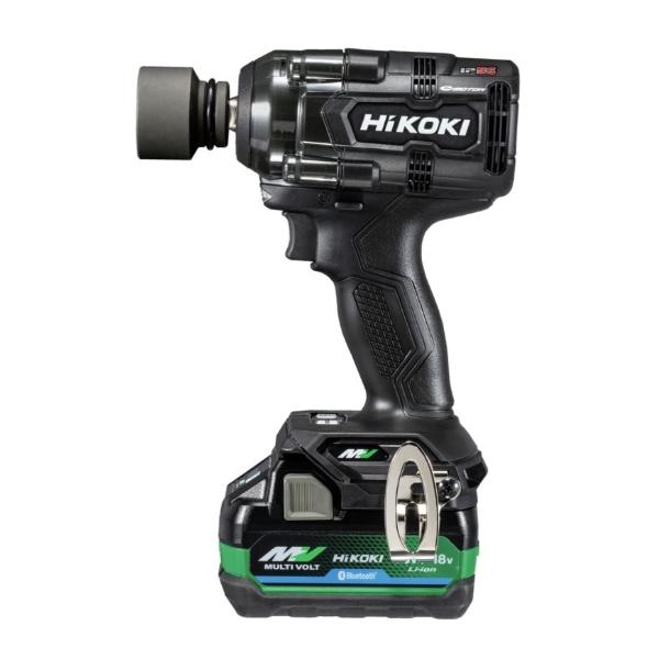 HiKOKI ハイコーキ(旧日立工機)コードレスインパクトレンチWR36DH(2XPSBZ)　ストロングブラックバッテリ(BSL36A18BX)x2個+急速充電器(UC18YDL2)+ケース付■クラス最速※1締付け&amp;ゆるめスピード※...