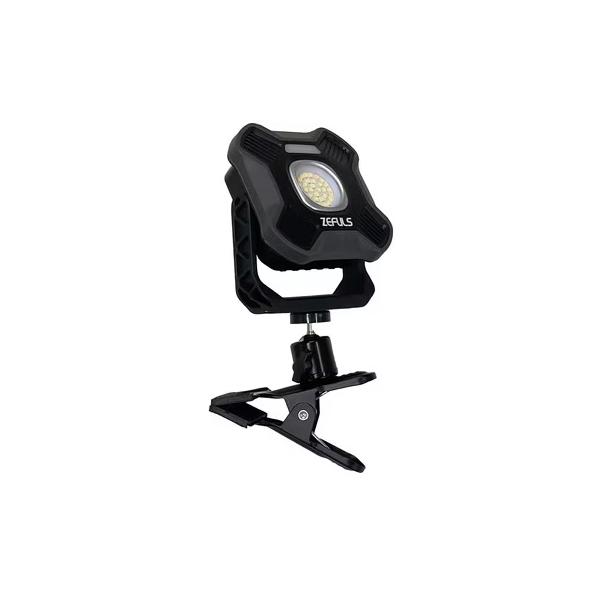 ZEFULS ゼフルス充電式小型LED投光器モンスターライト ポータブル 専用クリップ付ZA-US2000PC単管パイプや柱など、あらゆる場所に設置可能なオールインワンセット■特長・圧倒的照度、最大2000lm・手のひらサイズでわずか270...