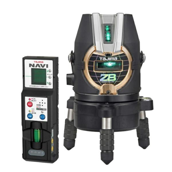 TAJIMA　タジマNAVI ZERO BLUE-KJY商品コード：ZEROBN-KJY製品重量：1330g360°回転微調整機能付単三形乾電池仕様キャリーケース付機能●鮮視度300のギラつかないブルーグリーンレーザー●1人で地墨自動 合わ...