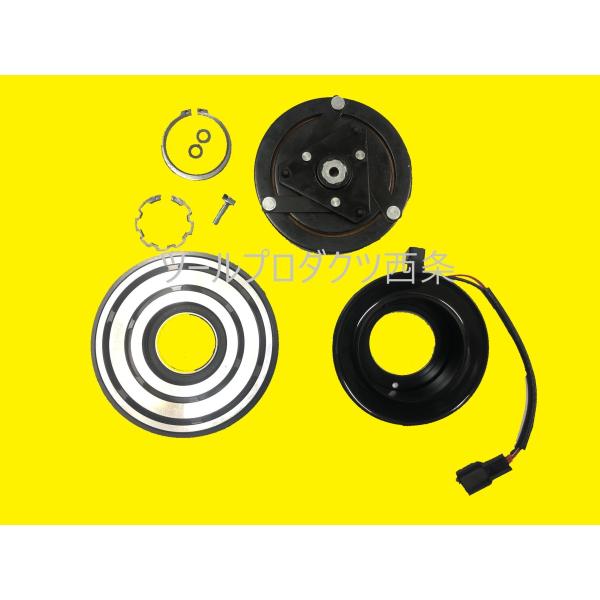 エクストレイル　 DNT31　エアコンコンプレッサーのマグネットクラッチASSY 【商品内容】ハブプーリー　7溝（セレナ用とは位置が異なります）コイル固定用ボルトCリングシム以下の品番のコンプレッサーのマグネットクラッチと交換できます。92...