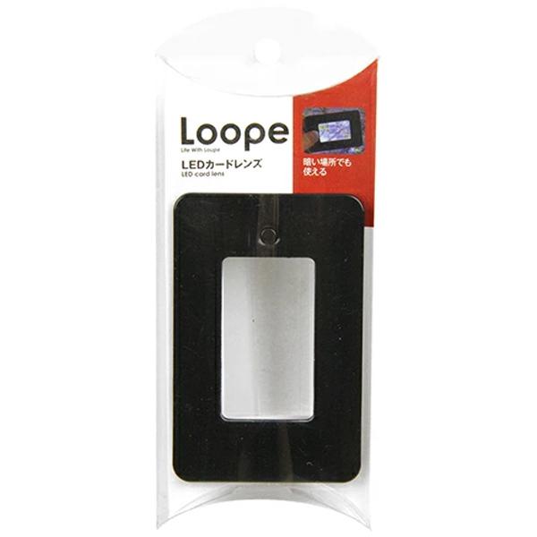 カードサイズで携帯に便利です。暗い所でもLEDライト付なので良く見えます。外出先で細かい字の閲覧。カードサイズの拡大鏡として、財布、名刺入れ、定期入れなどに入れられて、外出先でも便利に使用できます。【商品サイズ】幅５５×高さ８５×奥行５ｍｍ...