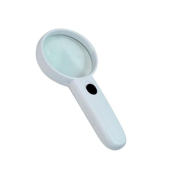 ・レンズ仕様：ガラスレンズ・レンズ倍率：約2.5倍・レンズ径：約65mm・LEDライト付き・使用電池：単4電池×3本使用（別売）