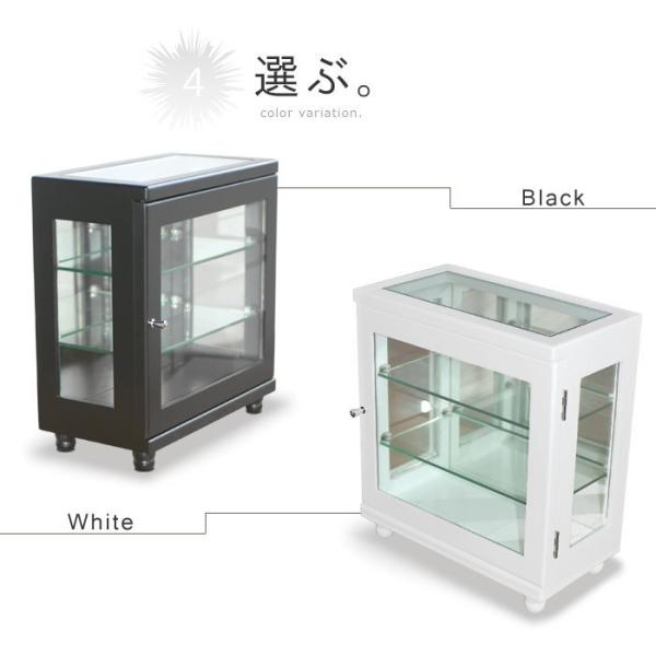 大切なコレクションをディスプレイ感覚でお洒落に収納できます。