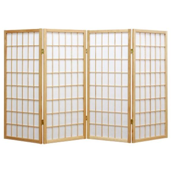 ちょっとした間仕切りや目隠しに…涼しげな障子のスクリーンです。蝶番は自在蝶番を使っているので、折り方も自在です。【サイズ】W175.5×D2×H104.5【素材】本体:天然木(バイン材)・ラッカー塗装・不織布