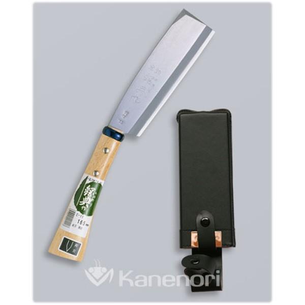 ■鍛造製品／鋼付■枝打・刻み・薪割用■刃渡：165mm■柄：180mm