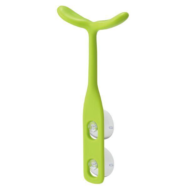 ■サイズ：57×16×131mm■材質：本体／ポリプロピレン（耐熱温度120℃/ 耐冷温度-20℃）吸着盤／塩化ビニール（耐熱温度70℃/ 耐冷温度-20℃）