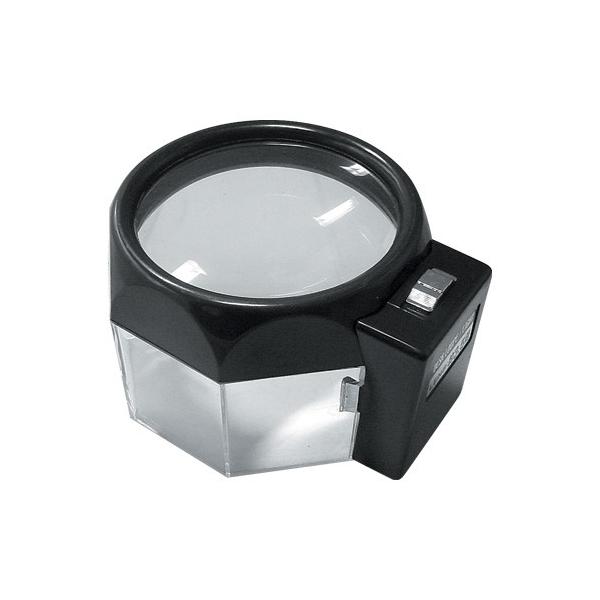 ・レンズ仕様：ガラスレンズ・レンズ倍率：約3.5倍・レンズ径：約85mm・ライト付き・使用電池：単3電池×2本使用