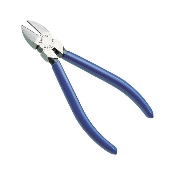 ■呼び寸法：150mm■グリップ：素材…ビニール　　　　　　　 バネ…コイルバネ付き■刃穴：あり■材料：S58C■硬さ（HRC）：56〜64（刃部）■刃角度：15°■JIS：JIS B4635 J-130／J-160■PAT.：−【切断能力...