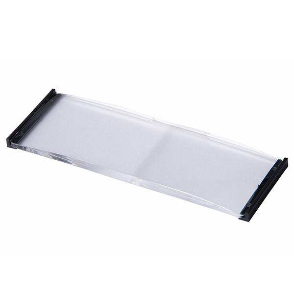 ■仕様本体サイズ 75×28×3.5mm製品質量 8gレンズ径 28×75mm倍率 1.5倍■材質アクリル樹脂