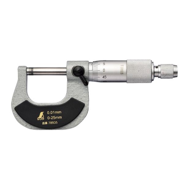 特長●強固な塗装とメッキで剥がれ・サビに強い仕上げです。●目盛基点の調節も素早く確実にできます。仕様●本体サイズ 52×128×20mm●製品質量 205g●材質 アンビル：カーバイド合金 スピンドル：カーバイド合金(測定面) 、ベアリング...