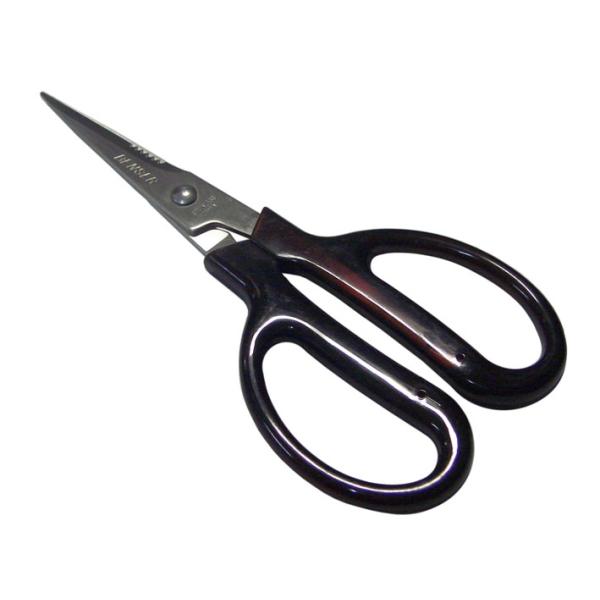 ●手芸・工芸・園芸と巾広く使える、ホビー用に最適な万能タイプのはさみです。●刃元にギザ刃付ですのでワイヤー切りにも対応します。●ステンレス製でサビにくく、丈夫なはさみです。●●全長(mm):約175●刃長(mm):約50●重量(g):約62...