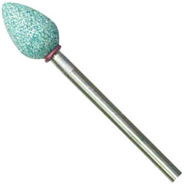 ■サイズ：直径6×長さ10mm■軸径：2.34mm■粒度：#120■形状：砲弾型■材質：CG材■許容最大回転数：54.000min-1（rpm)