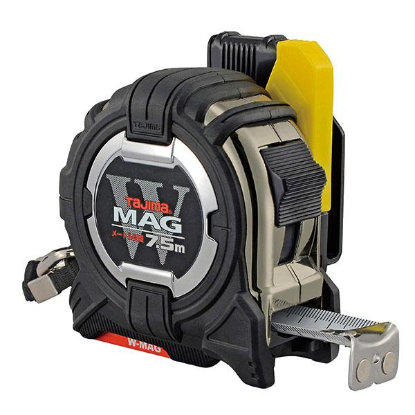 吸着力が高く握りやすい新設計の縦長磁石と爪のダブルマグが鉄にガッチリ付き、1人でピッチ出しが出来るダブルマグコンベックスです。長尺7.5mテープを採用しています。落下時の衝撃から爪を守るフックガードバンパー、ダブルマグ専用アーマードケース、...