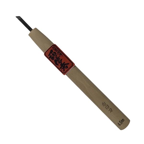 ■サイズ：全長195mm　刃幅4.5mm■重量：15g■材質：刃…SK-5(完全熱処理済)