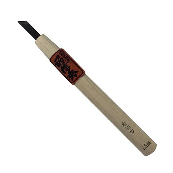 ■サイズ：全長200mm　刃幅7.5mm■重量：15g■材質：刃…SK-5(完全熱処理済)